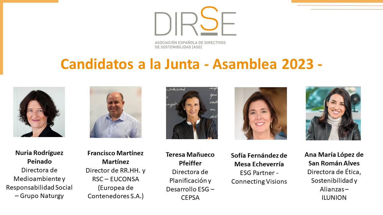 Conoce a los candidatos a la Junta de DIRSE y participa en la Asamblea ...