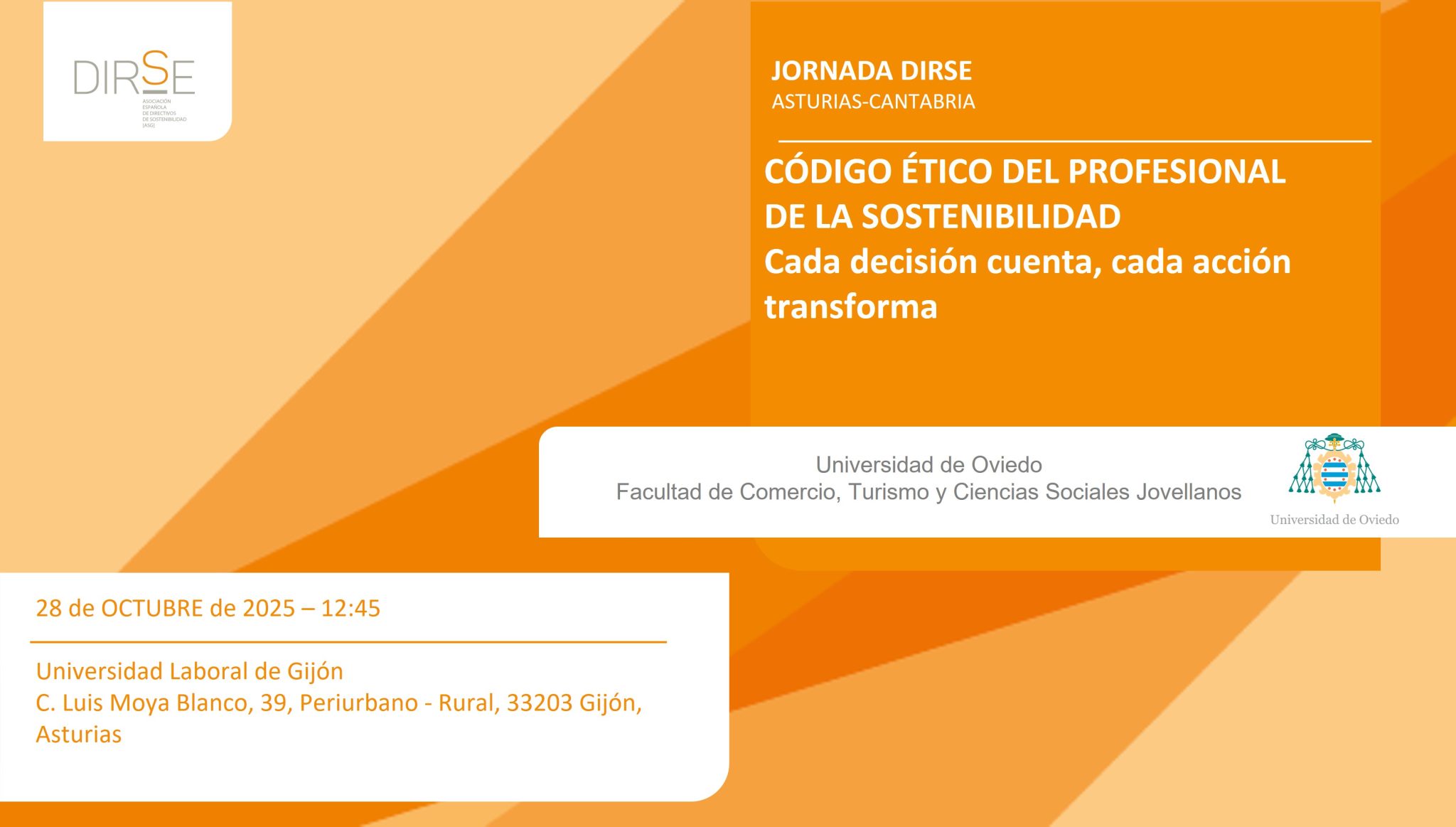 Jornada DIRSE Asturias-Cantabria - Presentación del Código Ético del ...